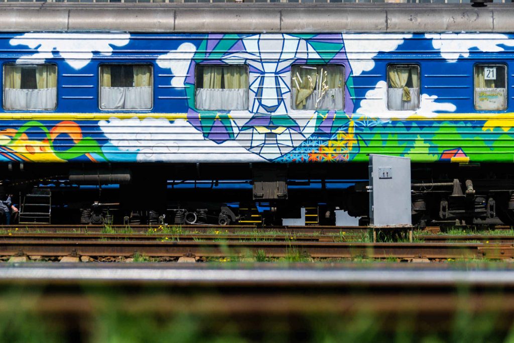 GogolTrain: Europe's first art train amps up Ukraine's cultural ...