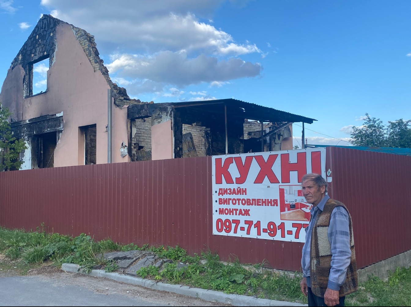 No place like home. Meet the Ukrainians living in the ruins of their ...