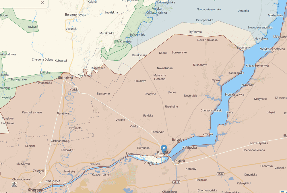 Russian front collapses in Kherson Oblast as Ukraine also continues ...