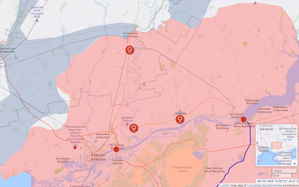 Retreating Russian troops blow up multiple bridges in occupied western ...