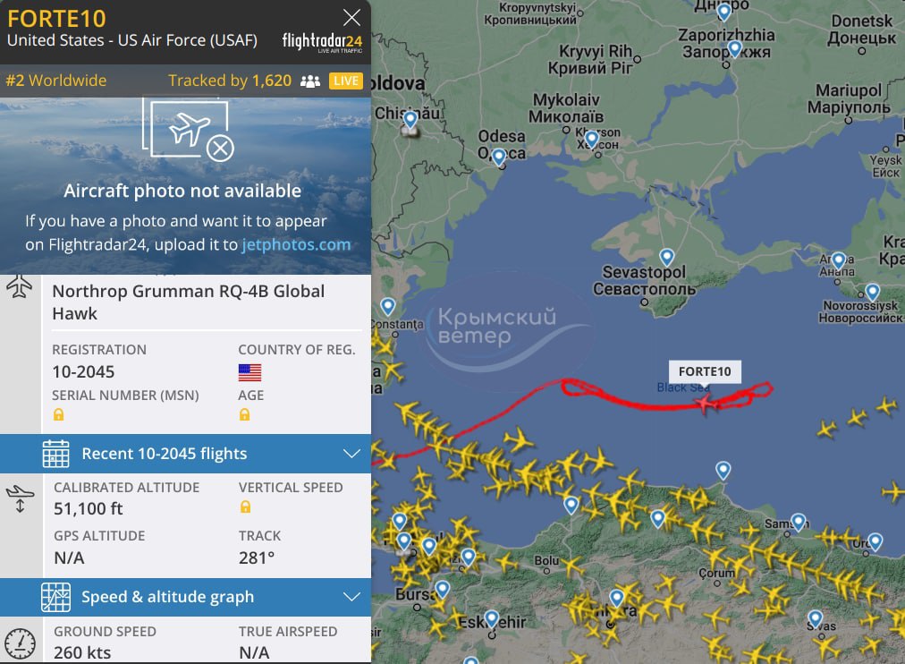 US drone observed explosions in Sevastopol, occupied Crimea ...