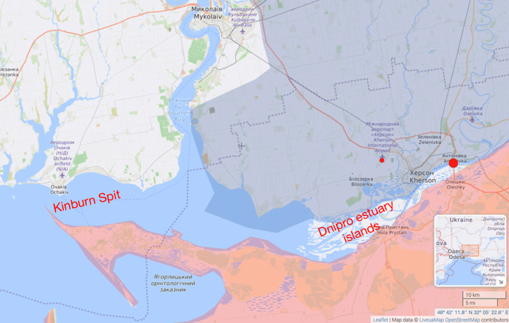 Ukrainian military: Liberation of Kinburn Spit just matter of time ...