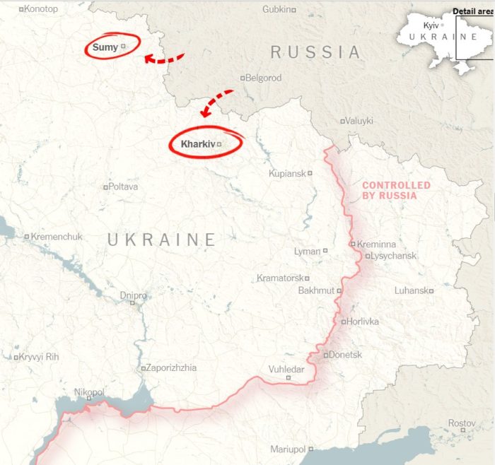 Russia may open new front in northern Ukraine - New York Times