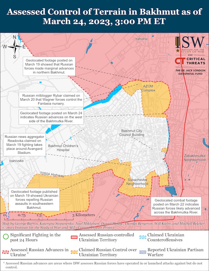 Russo-Ukrainian War. Day 395: Russian attack on Bakhmut stalled ...