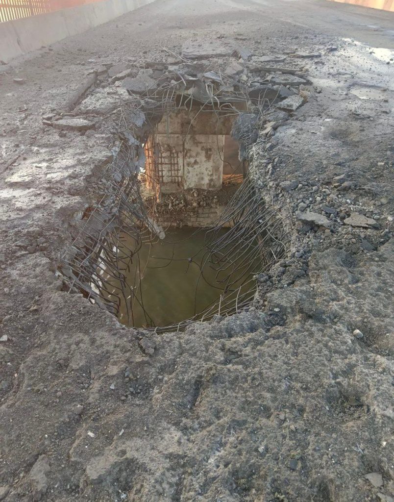 Chonhar bridge linking Crimea to Kherson damaged 120 km behind the ...