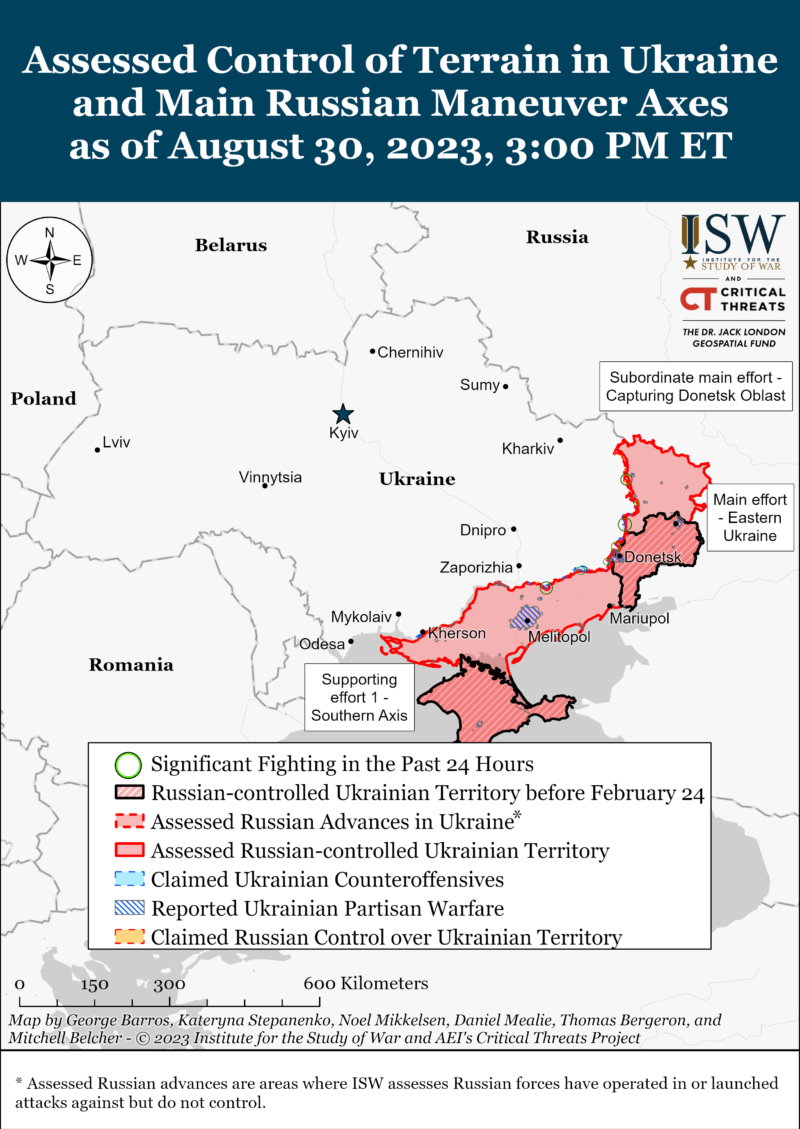 ISW: Ukrainian light infantry infiltrates Russian fortifications near ...