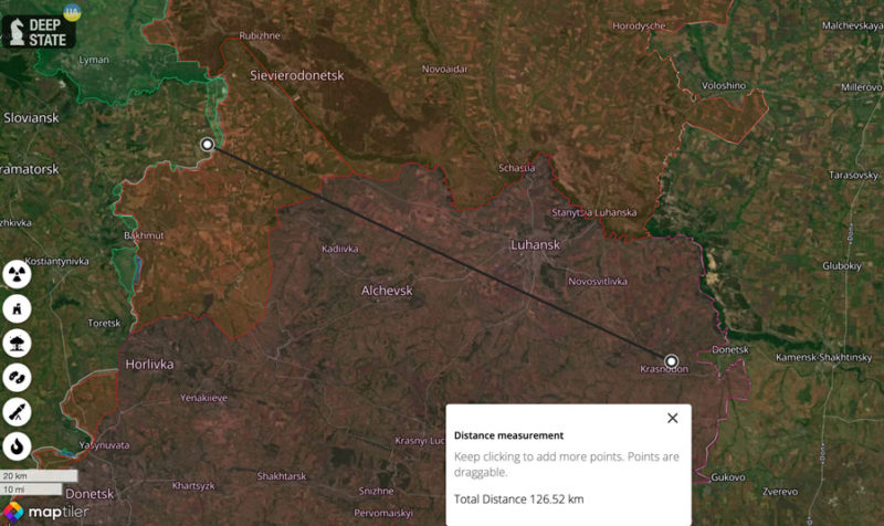 Alleged attack on occupied Sorokyne, Luhansk Oblast, causes explosions ...