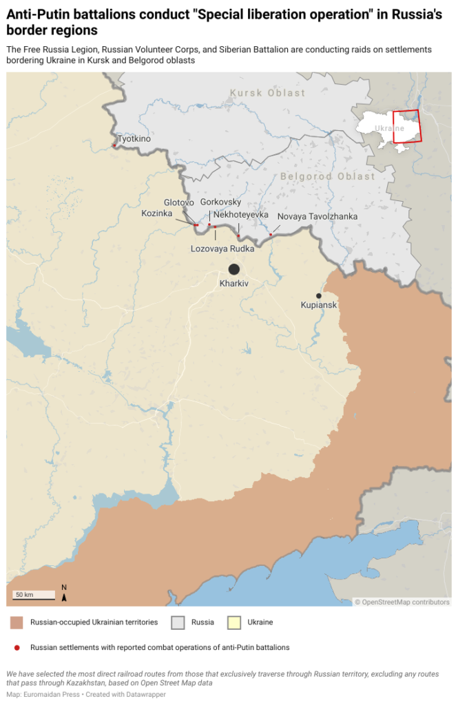 How expat anti-Kremlin rebels raid Putin's borderlands