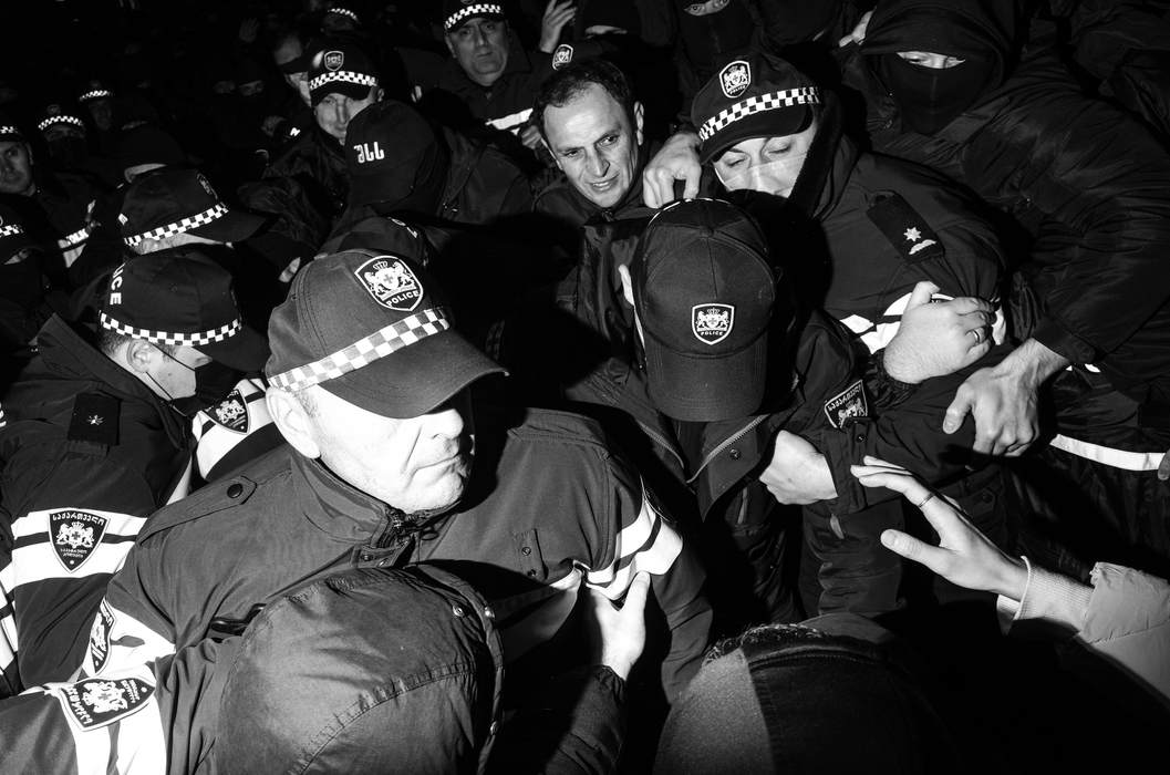Inside the police crackdown on Georgia's pro-EU protests: a photo ...