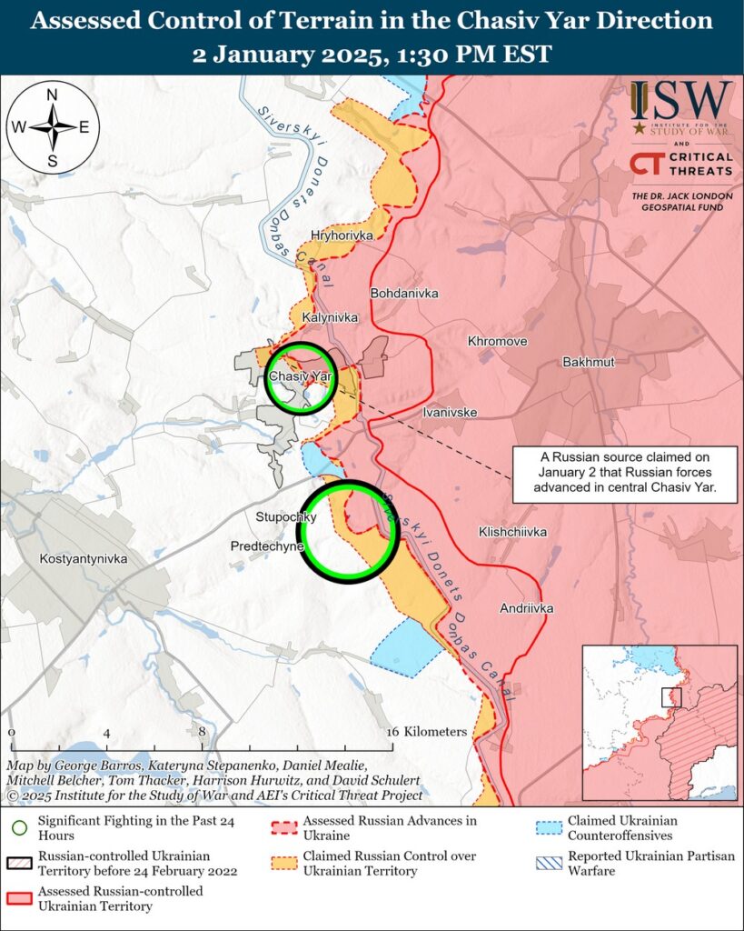 ISW: Russian forces advance near multiple locations in Donetsk Oblast ...