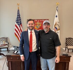 Former Ukraine volunteer Nate Vance meets with cousin VP JD Vance after publicly criticizing him ...