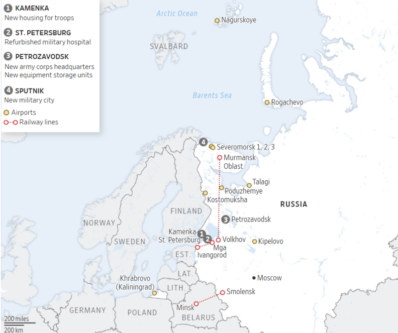 Russia builds up military presence near Finland's border - WSJ ...
