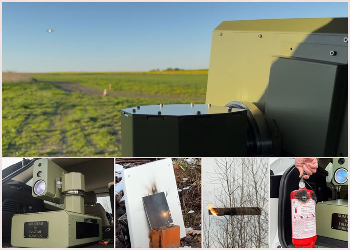 Ukraine unveils mobile anti-drone laser turret SlimBeam - Euromaidan Press