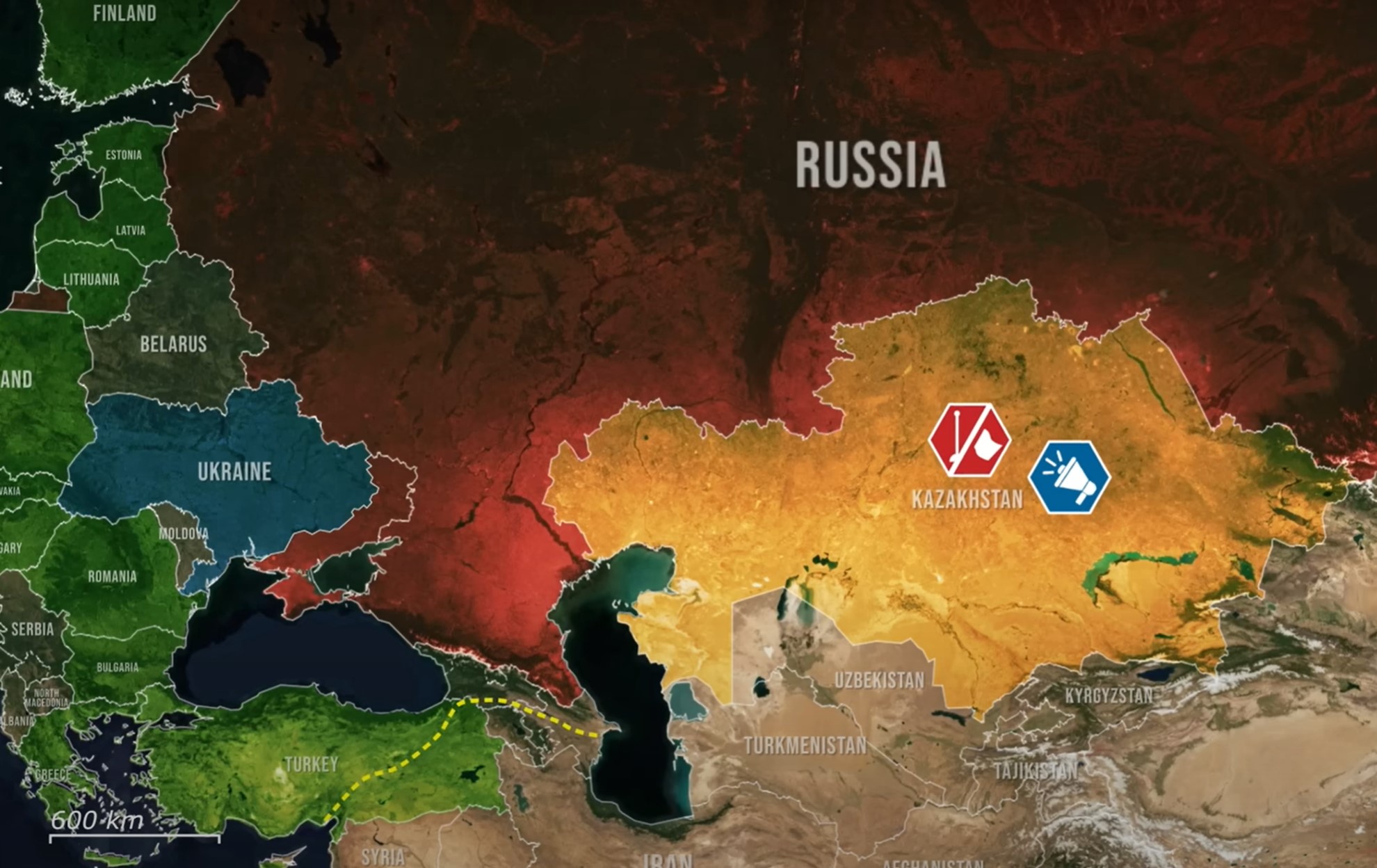 Kazakhstan cuts explosive supply to Russia amid Ukraine war