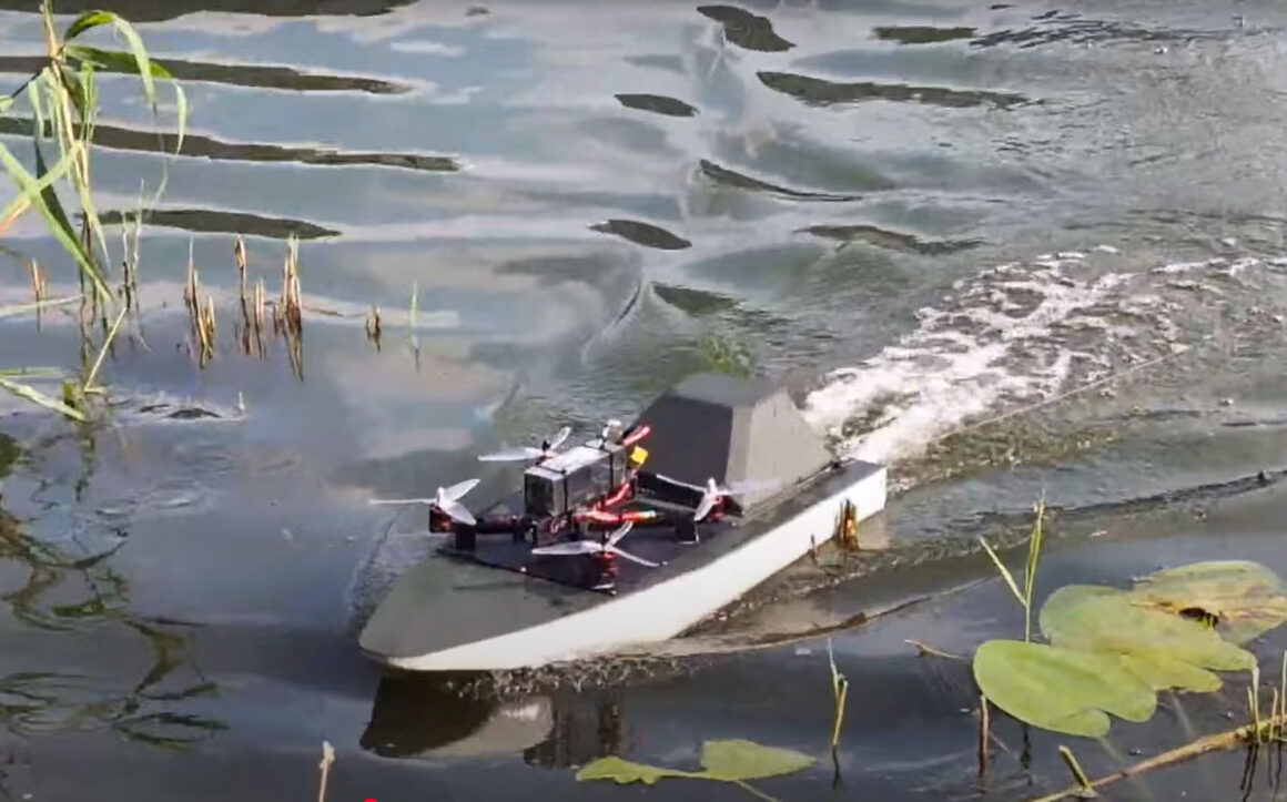 Ukraine's Ursula sabotage-ready river drone launches UAVs