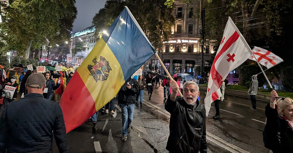 Georgian protesters give government ultimatum after watching Moldova ...