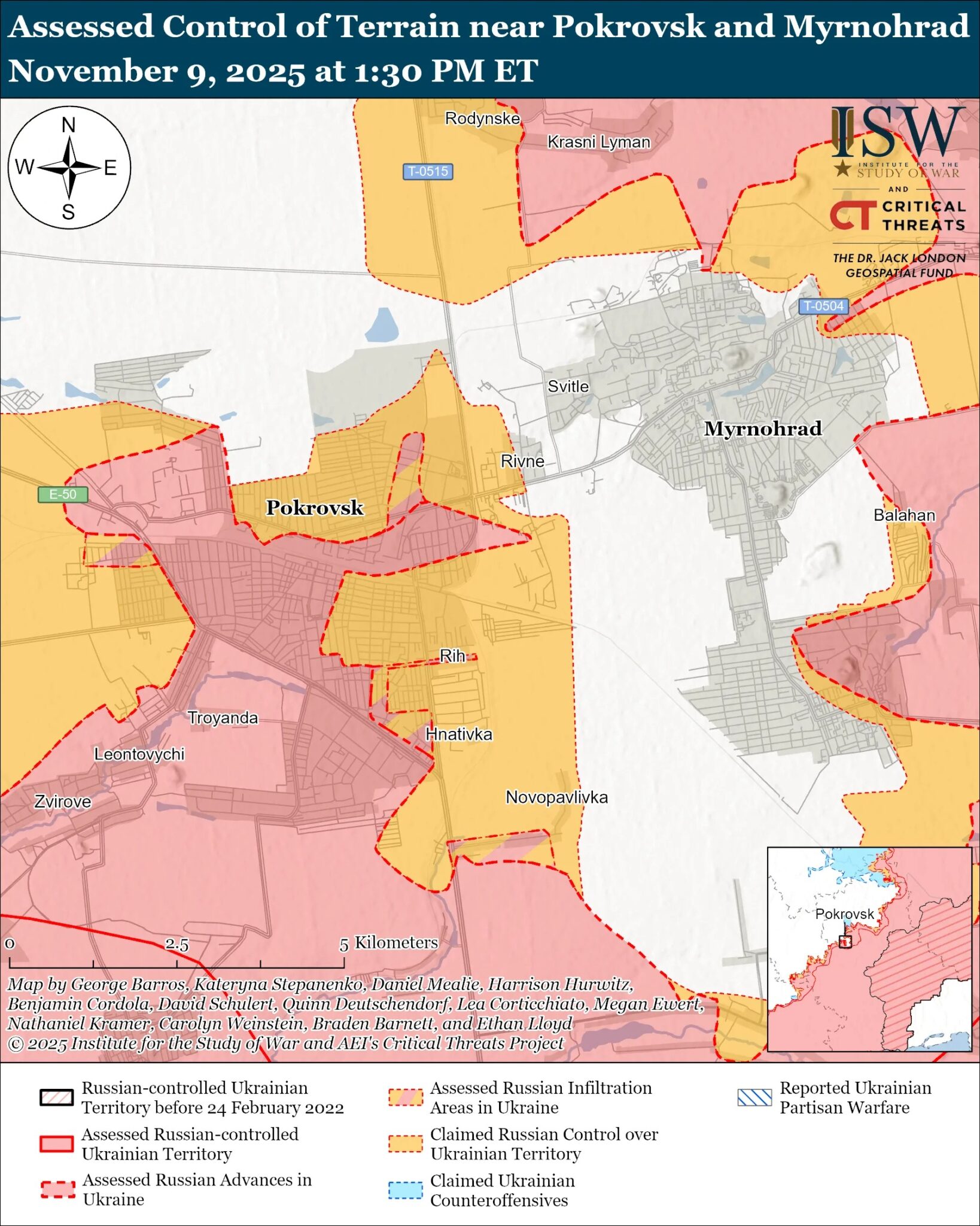 ISW: Russian advance pace in Pokrovsk remains decreased as Moscow ...