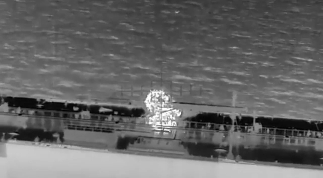 Ukraine strikes Russian shadow fleet tanker in Mediterranean - 2,000 km ...