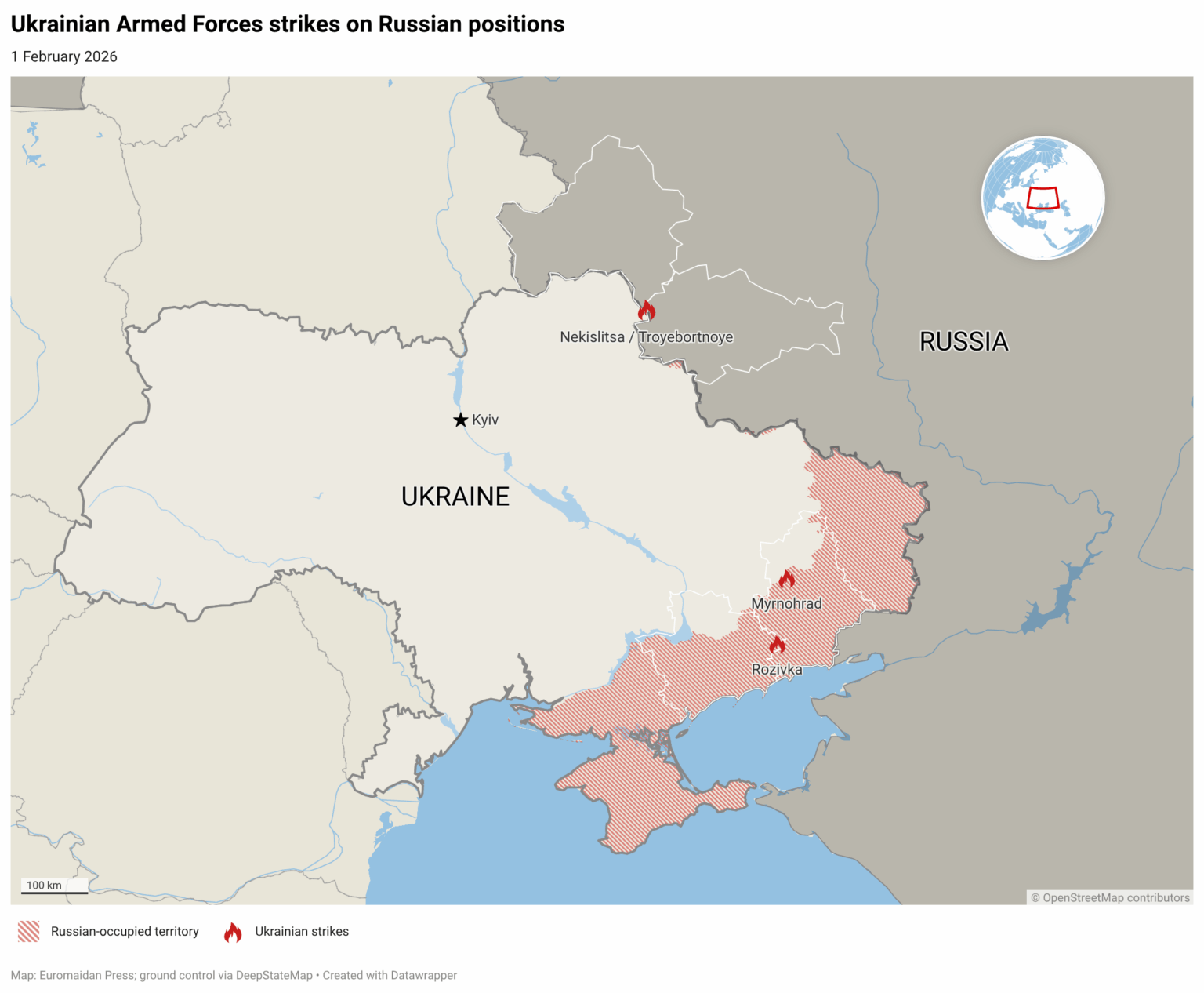Ukraine strikes Russian repair base, drone control points in overnight ...