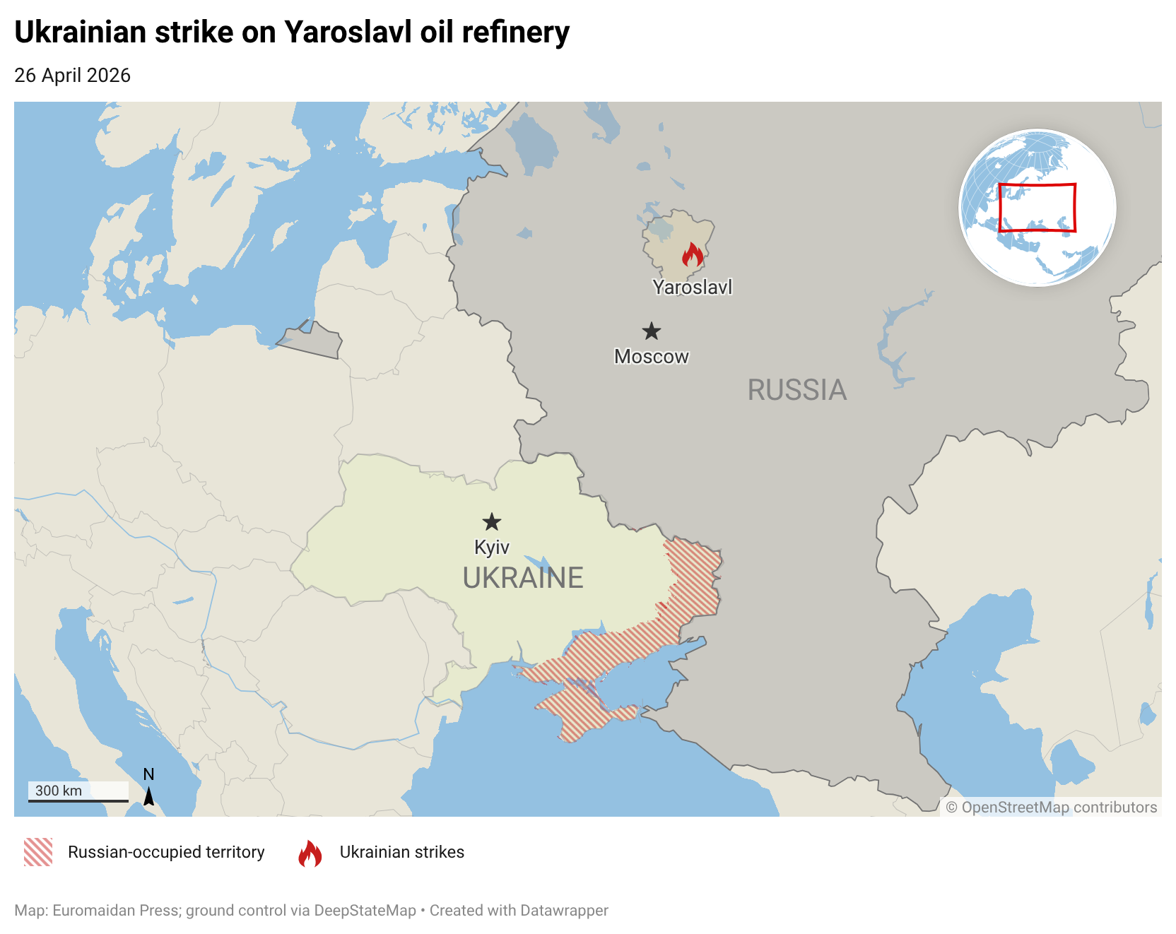 Ukraine takes aim at Russia’s fuel lifeline, hits major refinery in ...