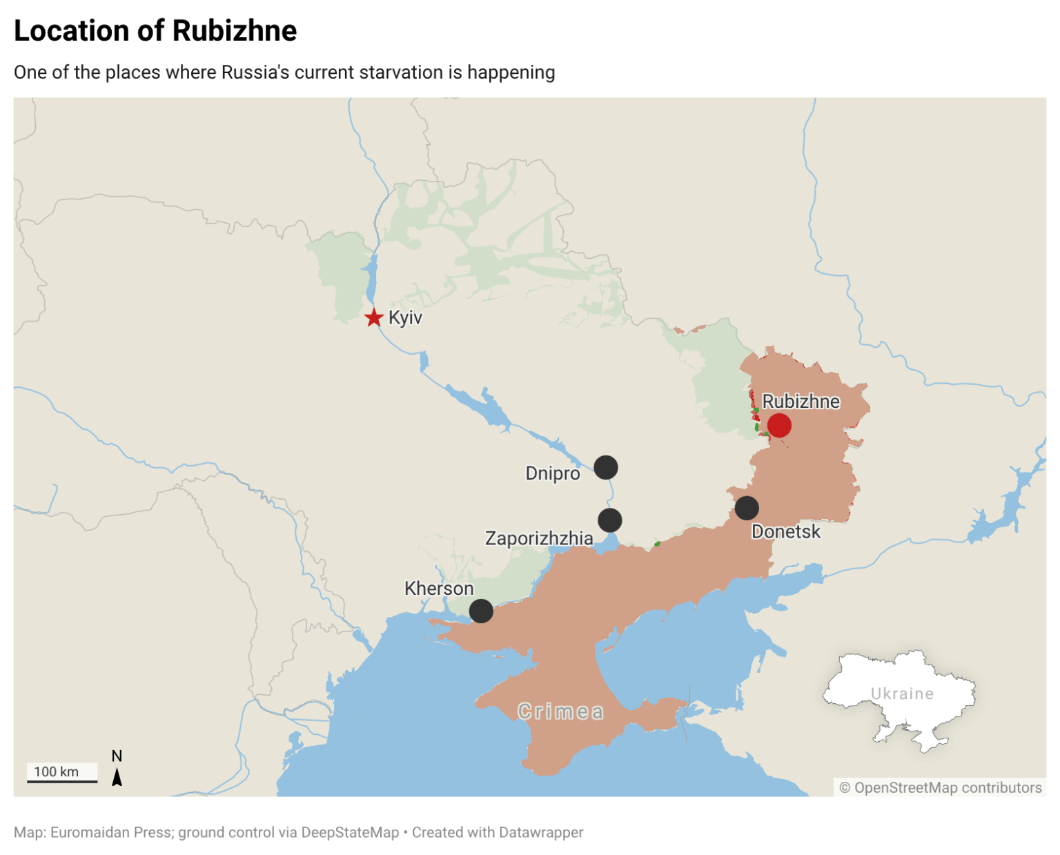 Food shortage in occupied Rubizhne: Russia blocks civilian deliveries ...