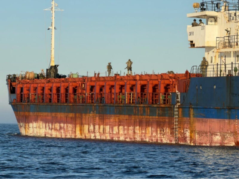 A ship linked to stolen grain from occupied Ukraine was seized in ...