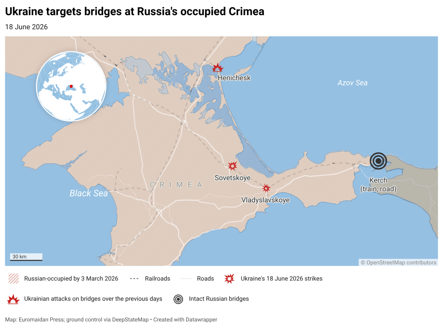 Ukraine's special forces disabled the rail bridge feeding Russian ...